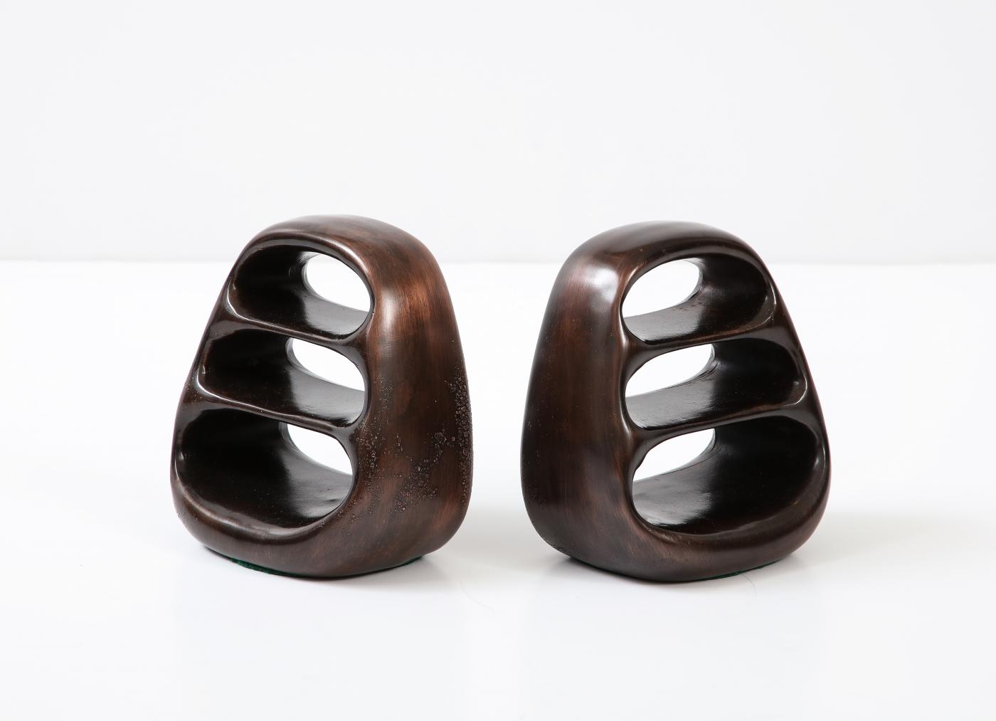 Ben Seibel - Ben Seibel Bronzed Tail Light Bookends
