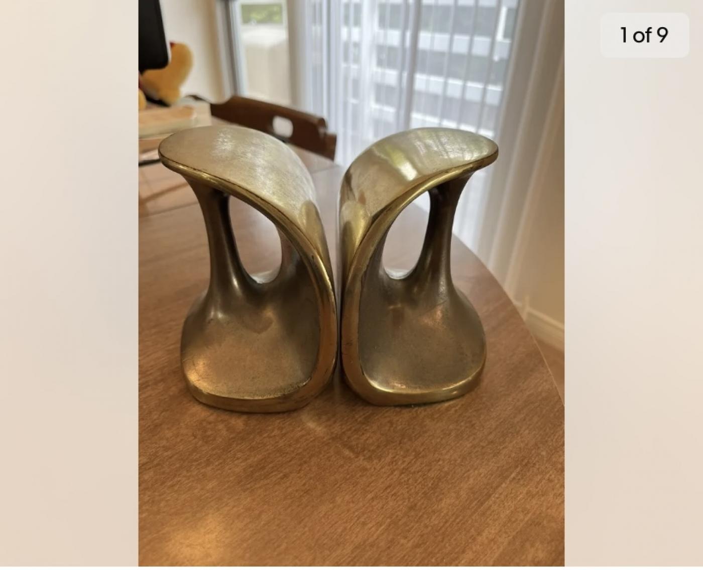 Ben Seibel - PAIR OF STIRRUP BOOKENDS