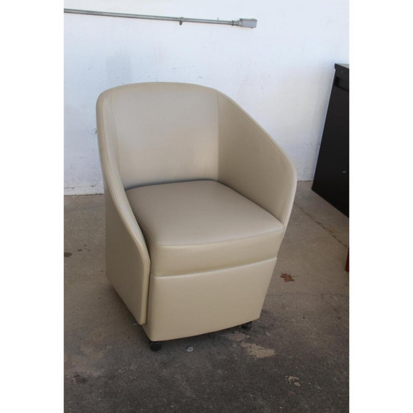 Bernhardt Design - Bernhardt Design - Mira Leather Lounge Chair with ...