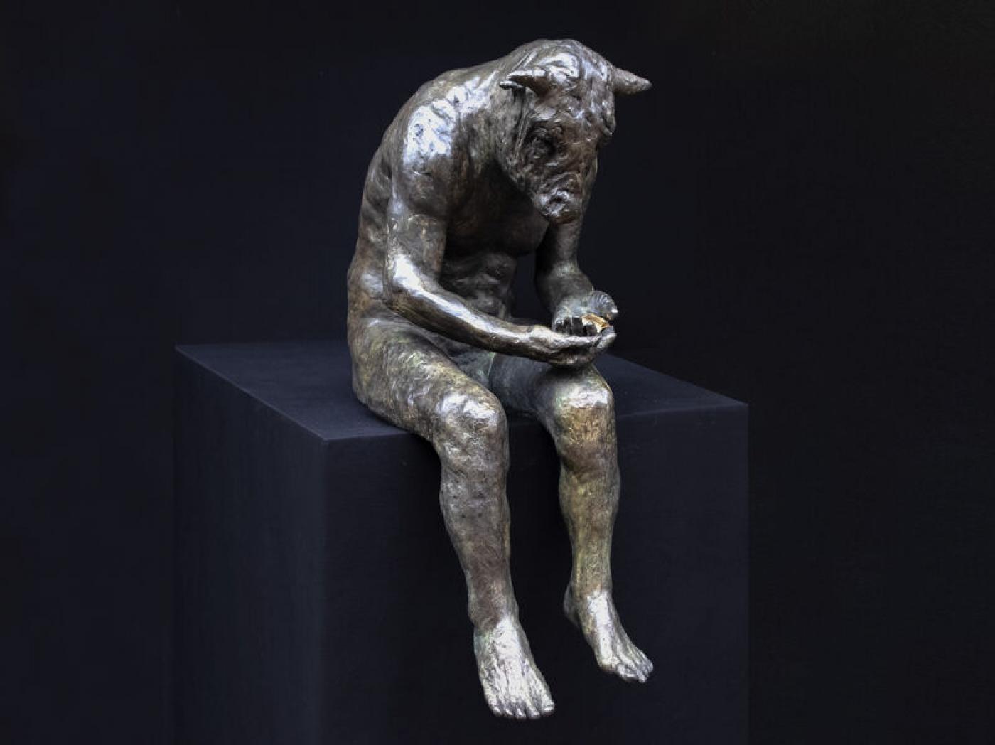 Beth Carter - Minotaur Reading IV, ca. 2020