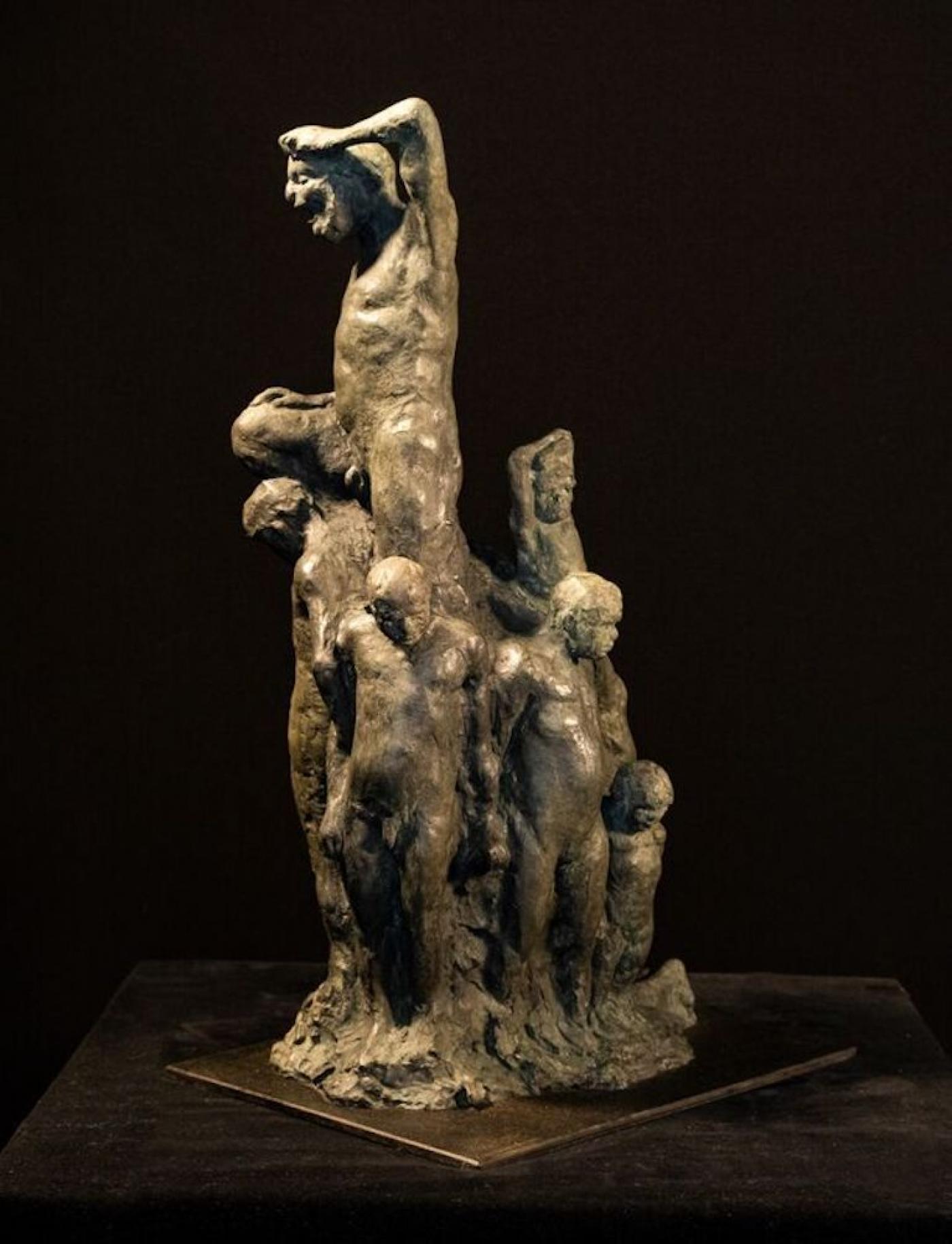 Beth Carter - The Innocents(group) on steel base, 2019