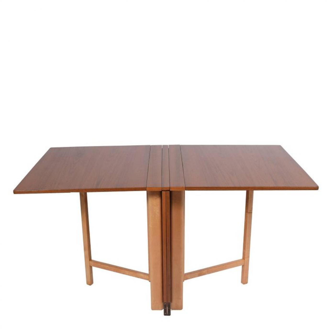 Bruno Mathsson - Signed Bruno Mathsson 'Maria' Expandable Dining Table ...