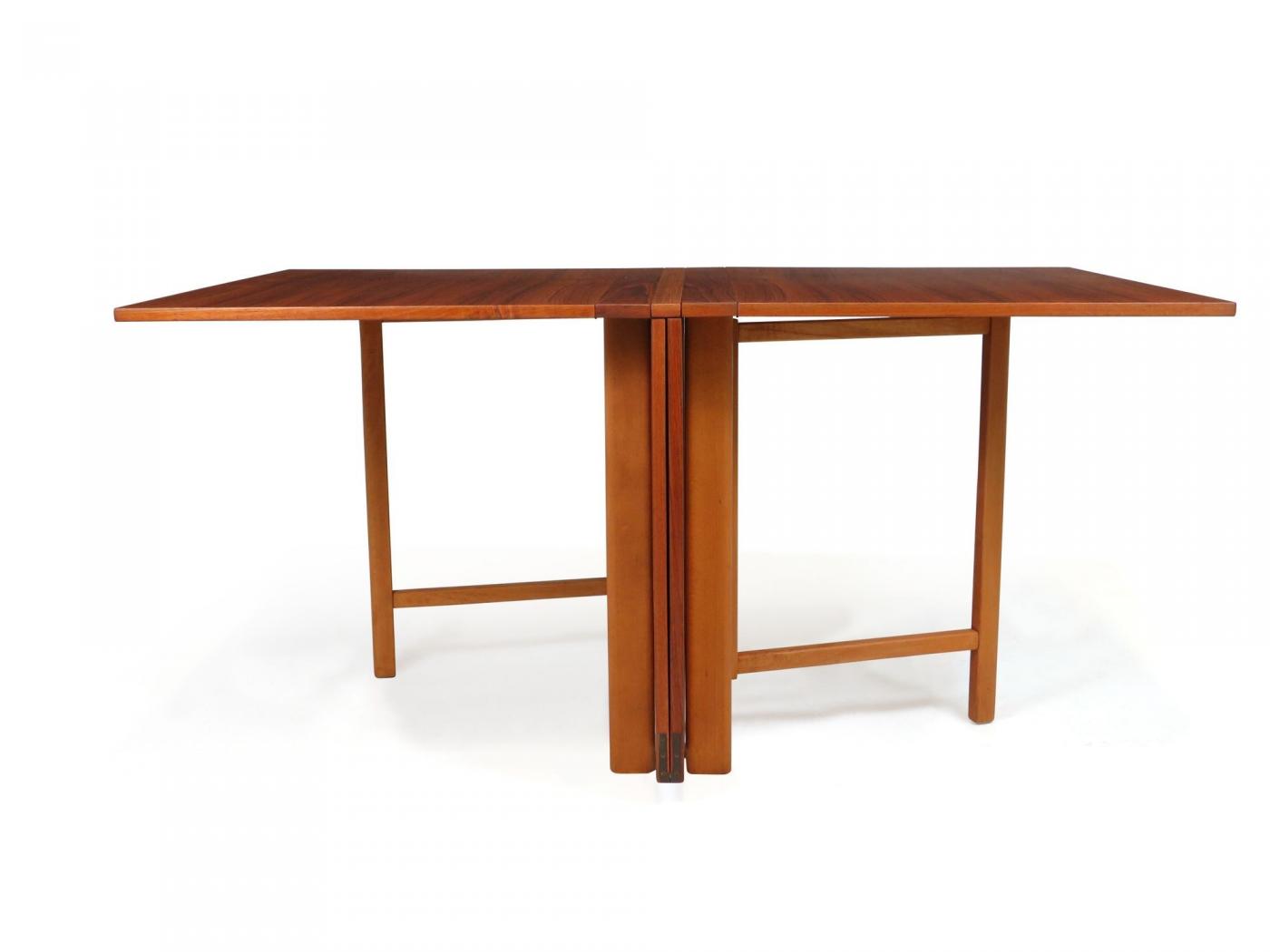 Bruno Mathsson - Swedish Drop Leaf Table Attributed to Bruno Mathsson ...