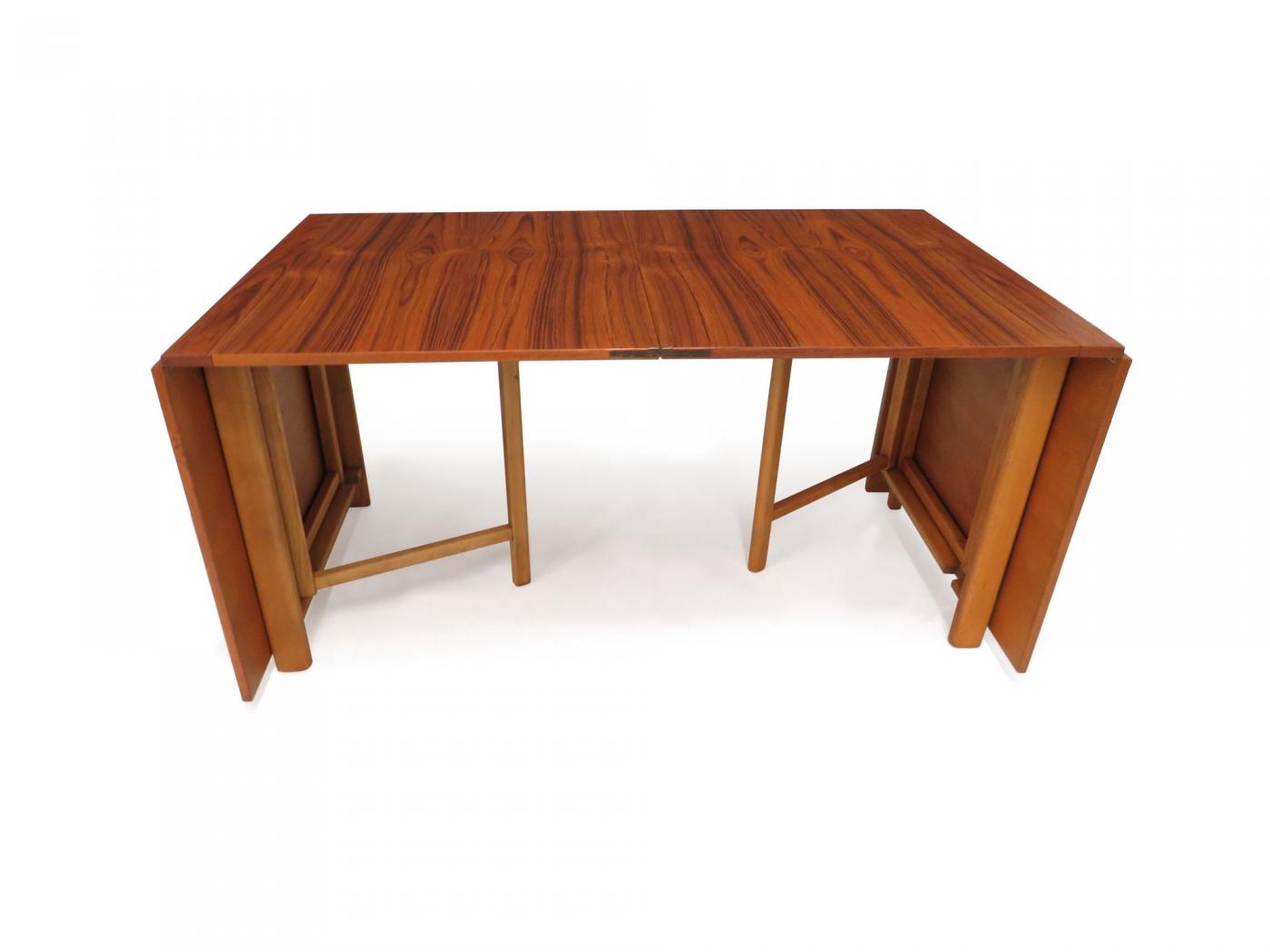 Bruno Mathsson - Swedish Drop Leaf Table Attributed to Bruno Mathsson ...