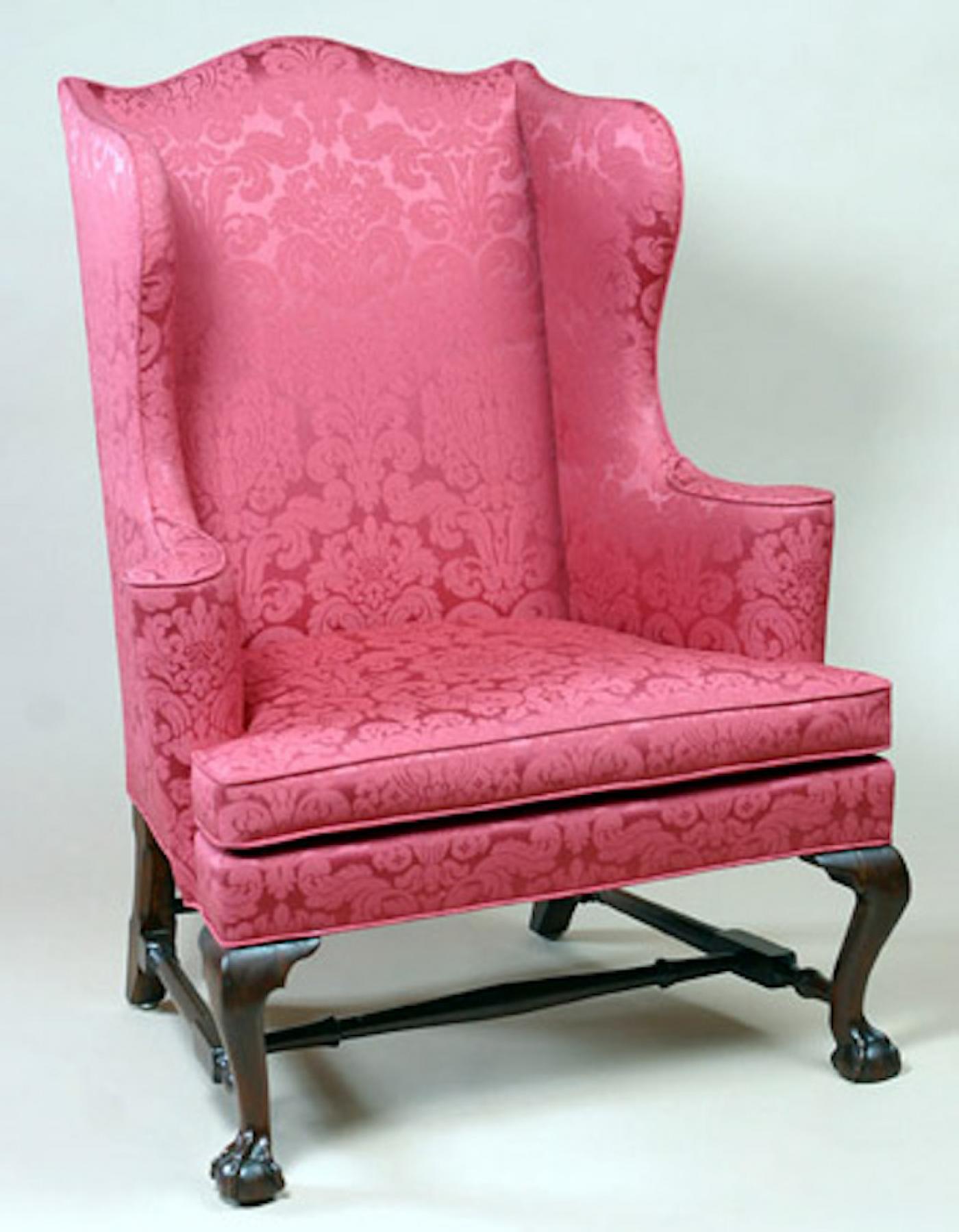 CHIPPENDALE WING CHAIR