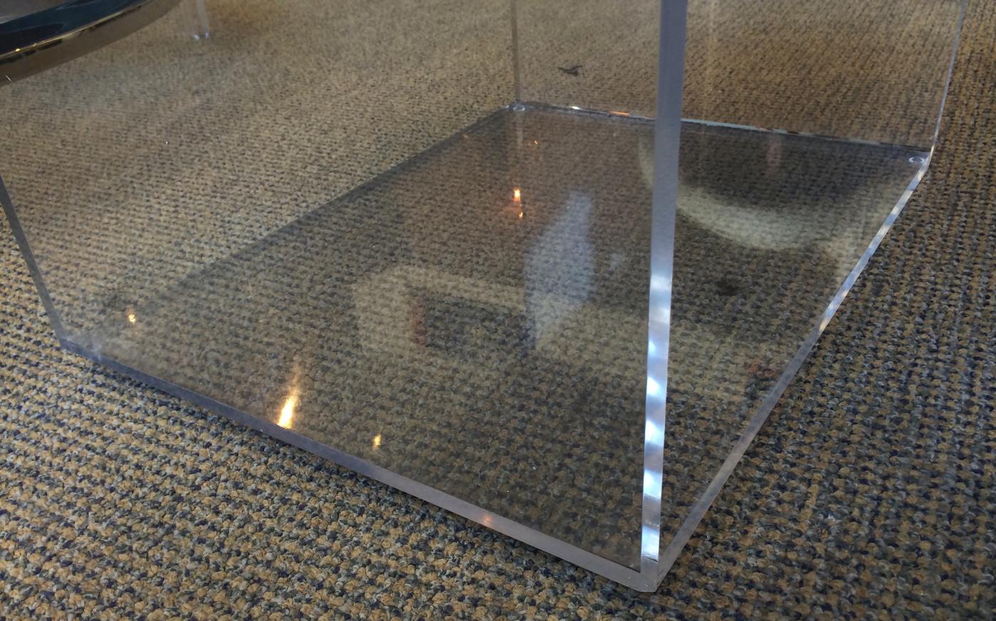 Cain Modern - Stunning Side Tables, Benches in Lucite and Corian by ...