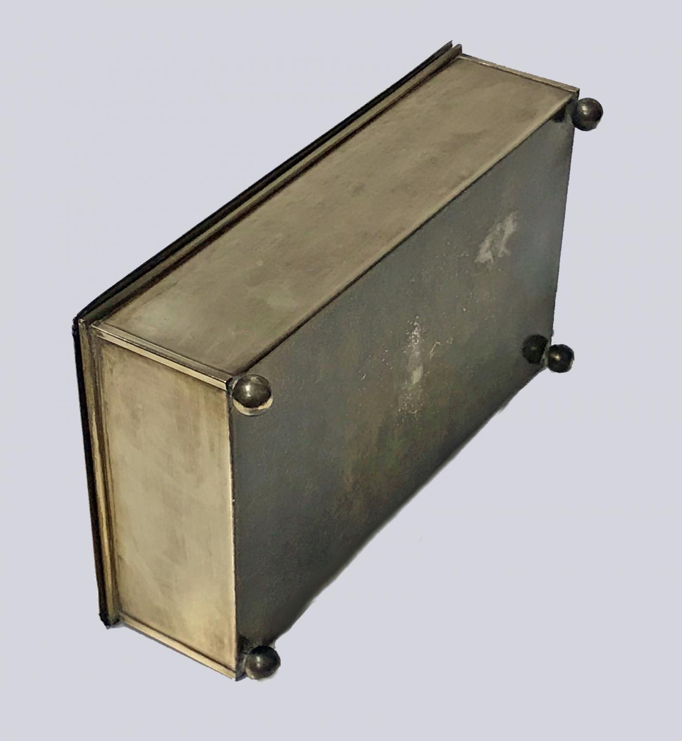 Carl Deffner - Jugendstil Nouveau Secessionist Brass Box Carl Deffner ...