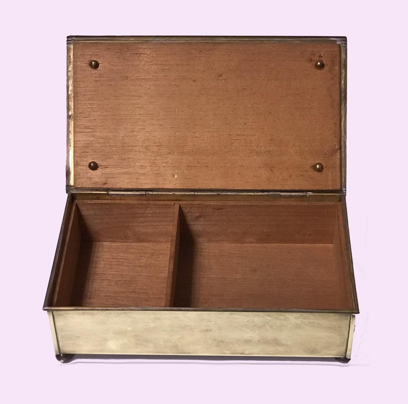 Carl Deffner - Jugendstil Nouveau Secessionist Brass Box Carl Deffner ...