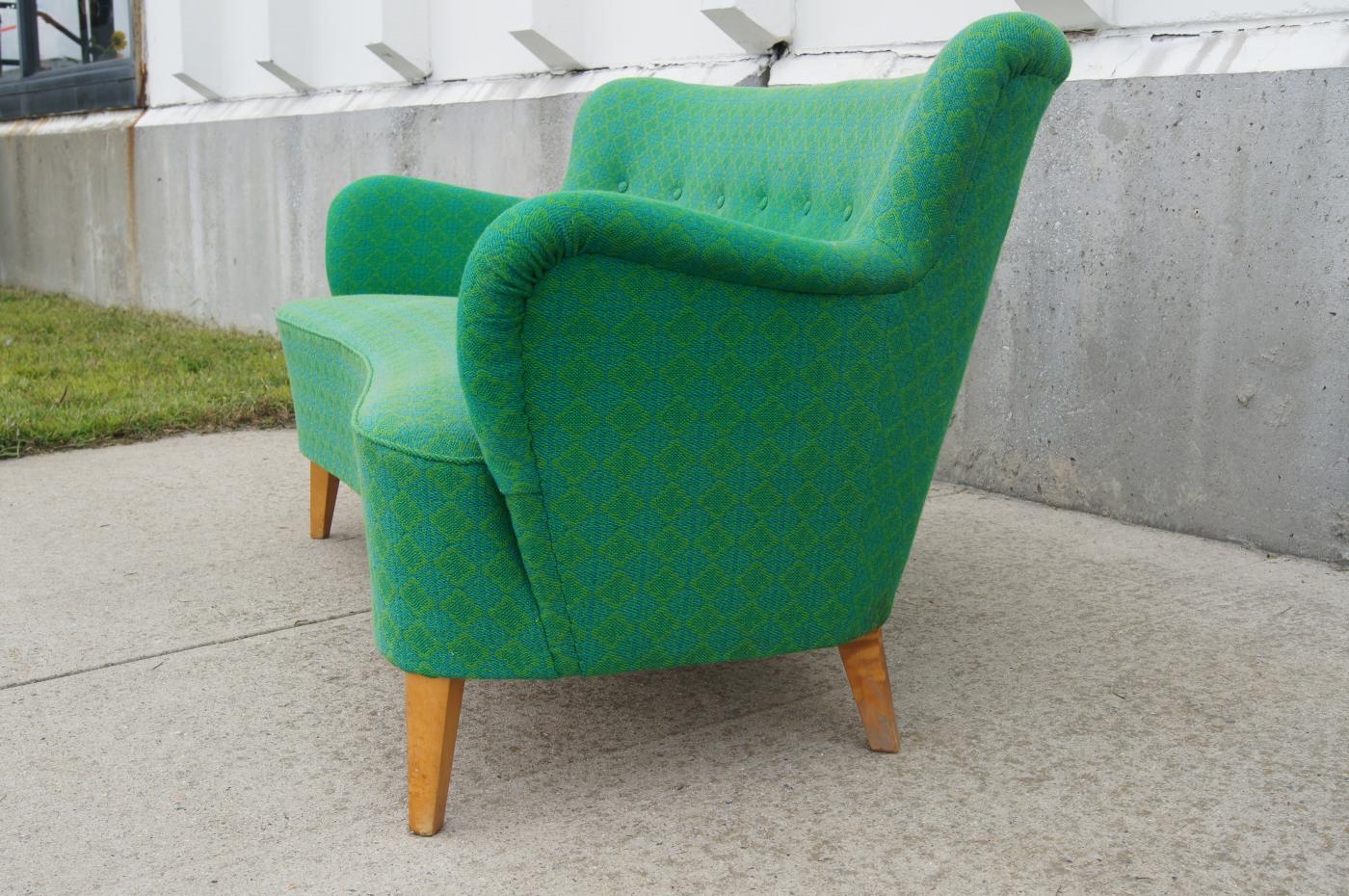 Carl Malmsten - Small Scandinavian Modern Sofa by Carl Malmsten