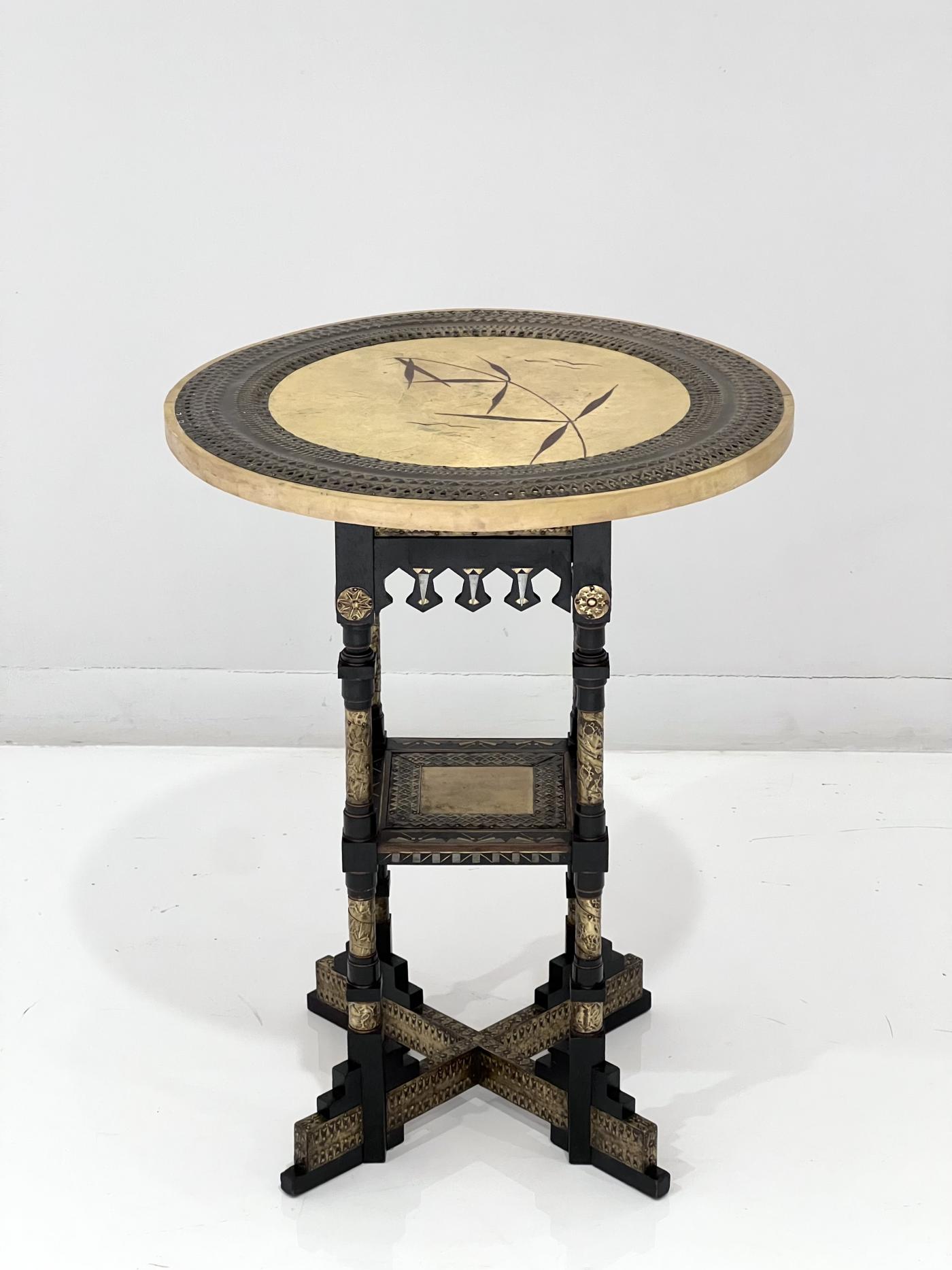 Carlo Bugatti - Carlo Bugatti Parchment Side Table