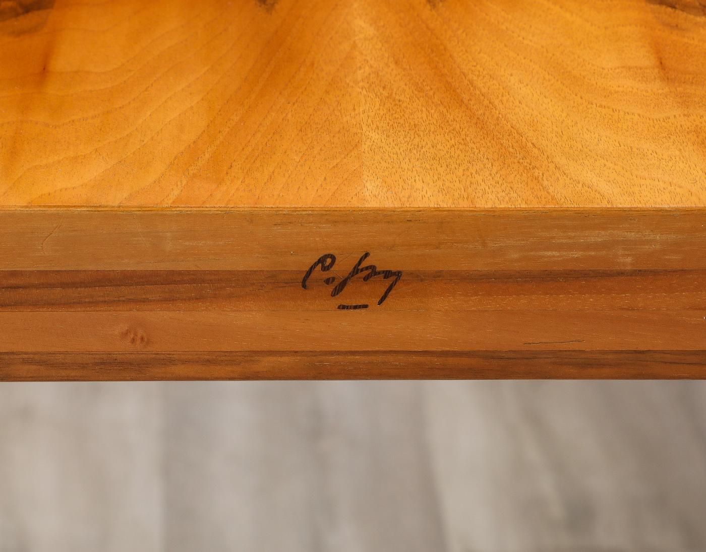 Carlo Scarpa - Carlo Scarpa for Bernini 'Scuderia' Walnut Dining Table ...