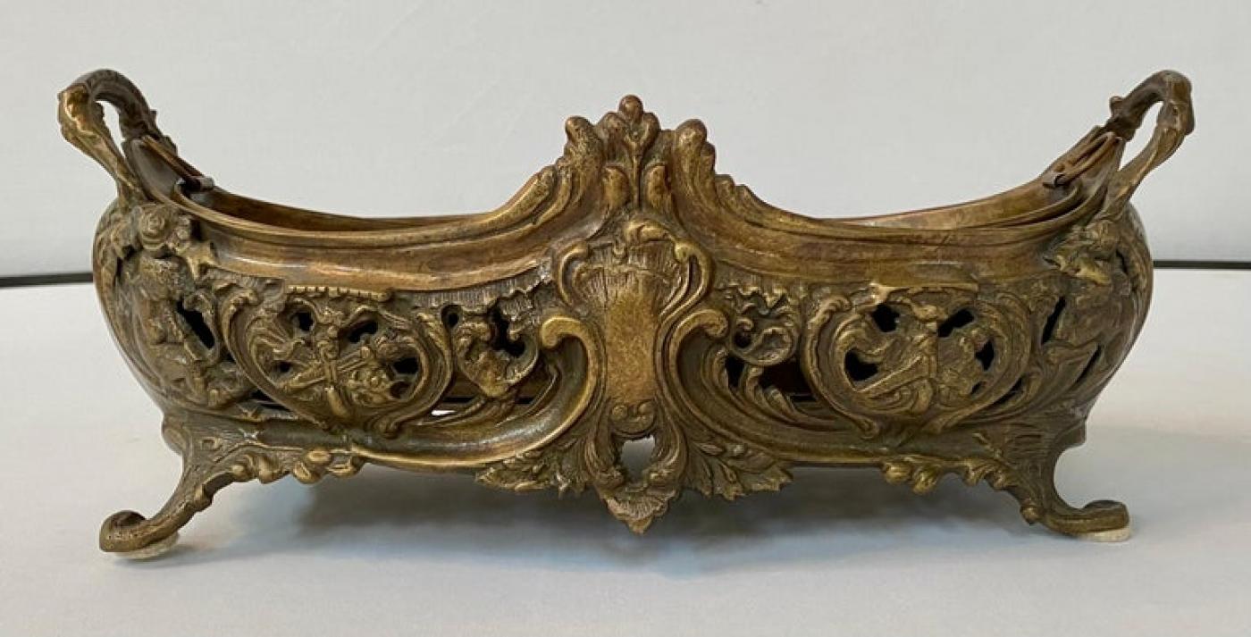 Castilian Imports Bronze Centerpiece Jardiniere or Planter