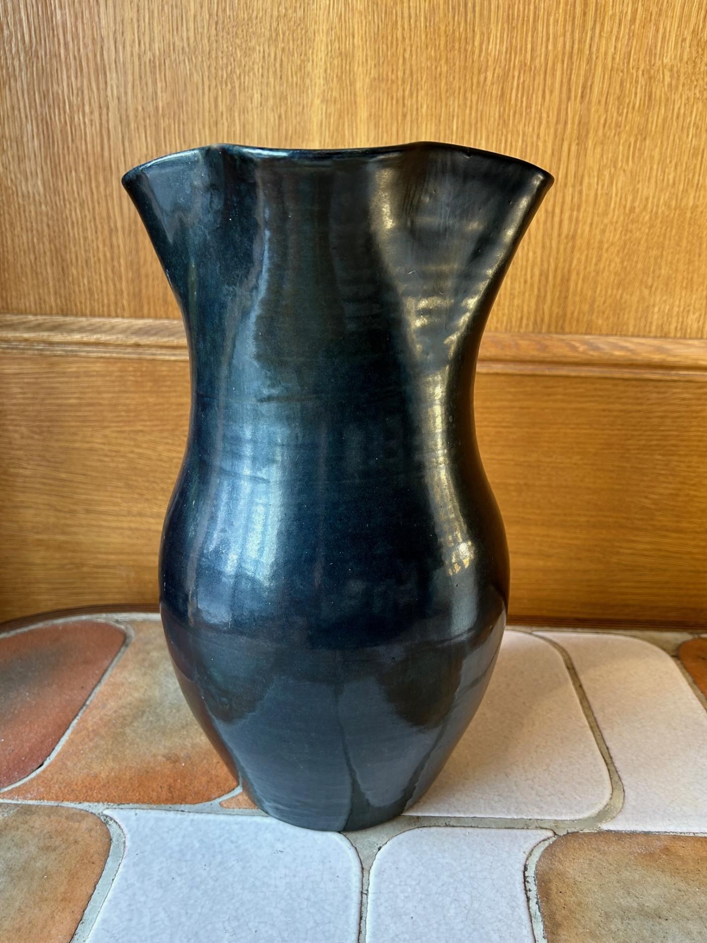 Ceramic Vase by Accolay, France, 1960s