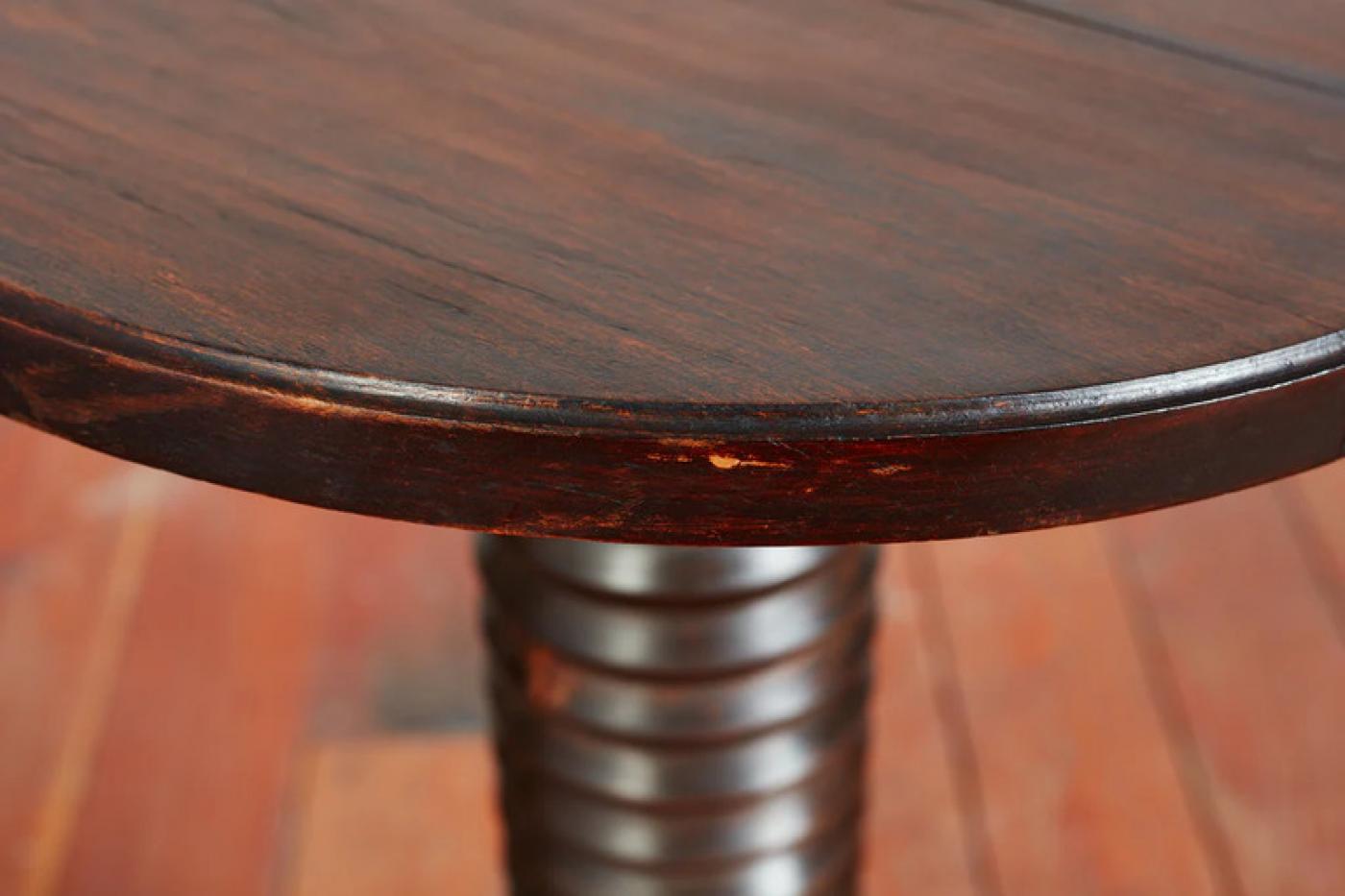 Charles Dudouyt - DUDOUYT THREE BALL SIDE TABLE