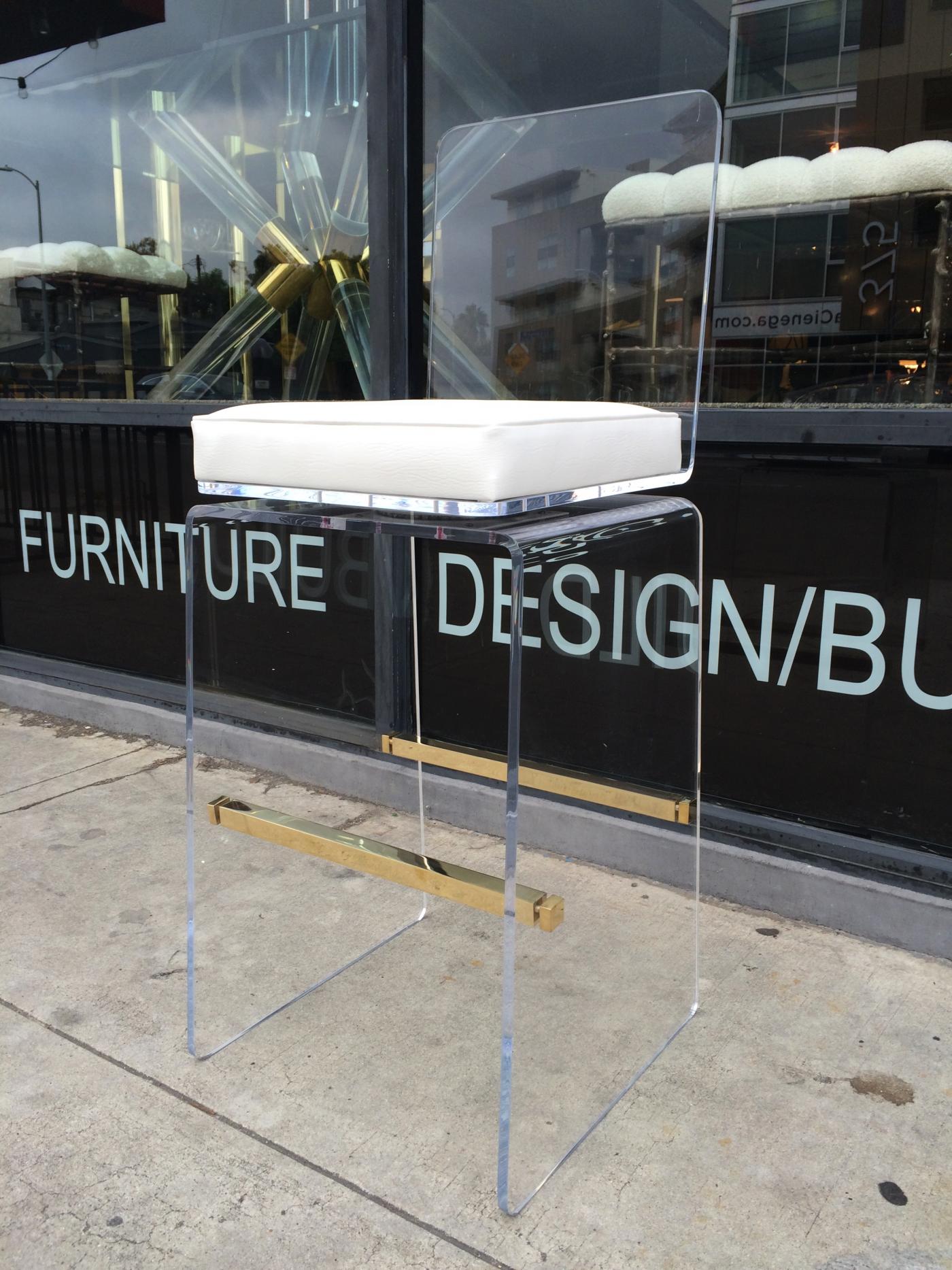 Playboy Magazine - Set of Four "Waterfall" Bar Stools by Charles Hollis ...