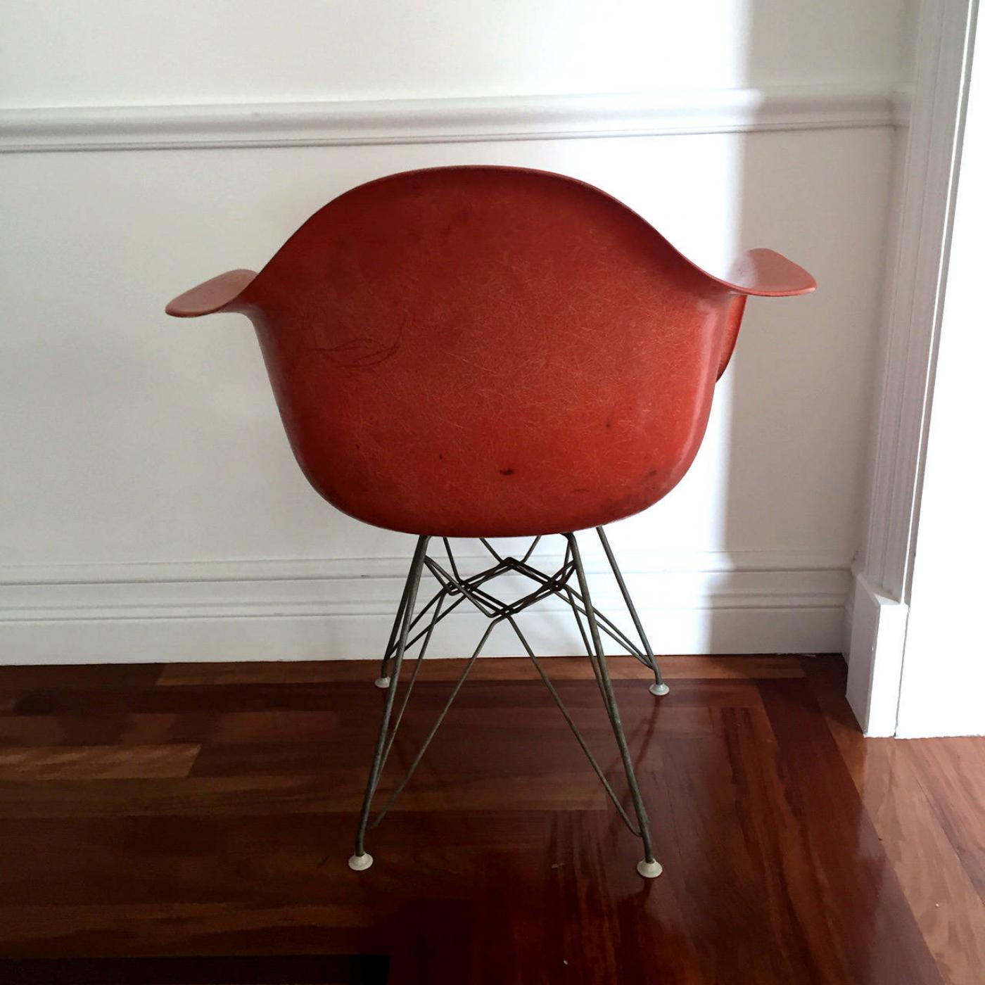 Charles & Ray Eames - Early Fiberglass Shell DAR Chair by Charles Eames ...