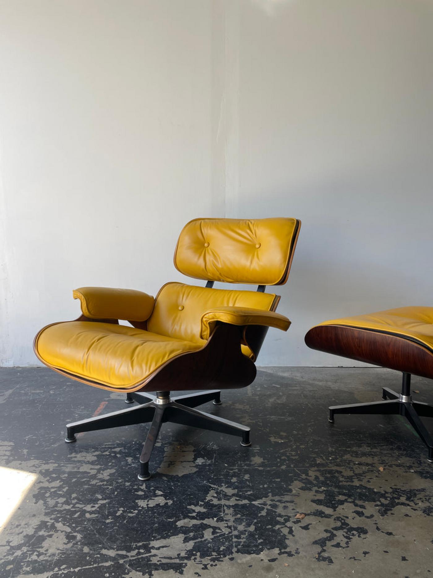 Charles & Ray Eames - 3rd Gen Eames Lounge Chair & Ottoman in Brazilian ...