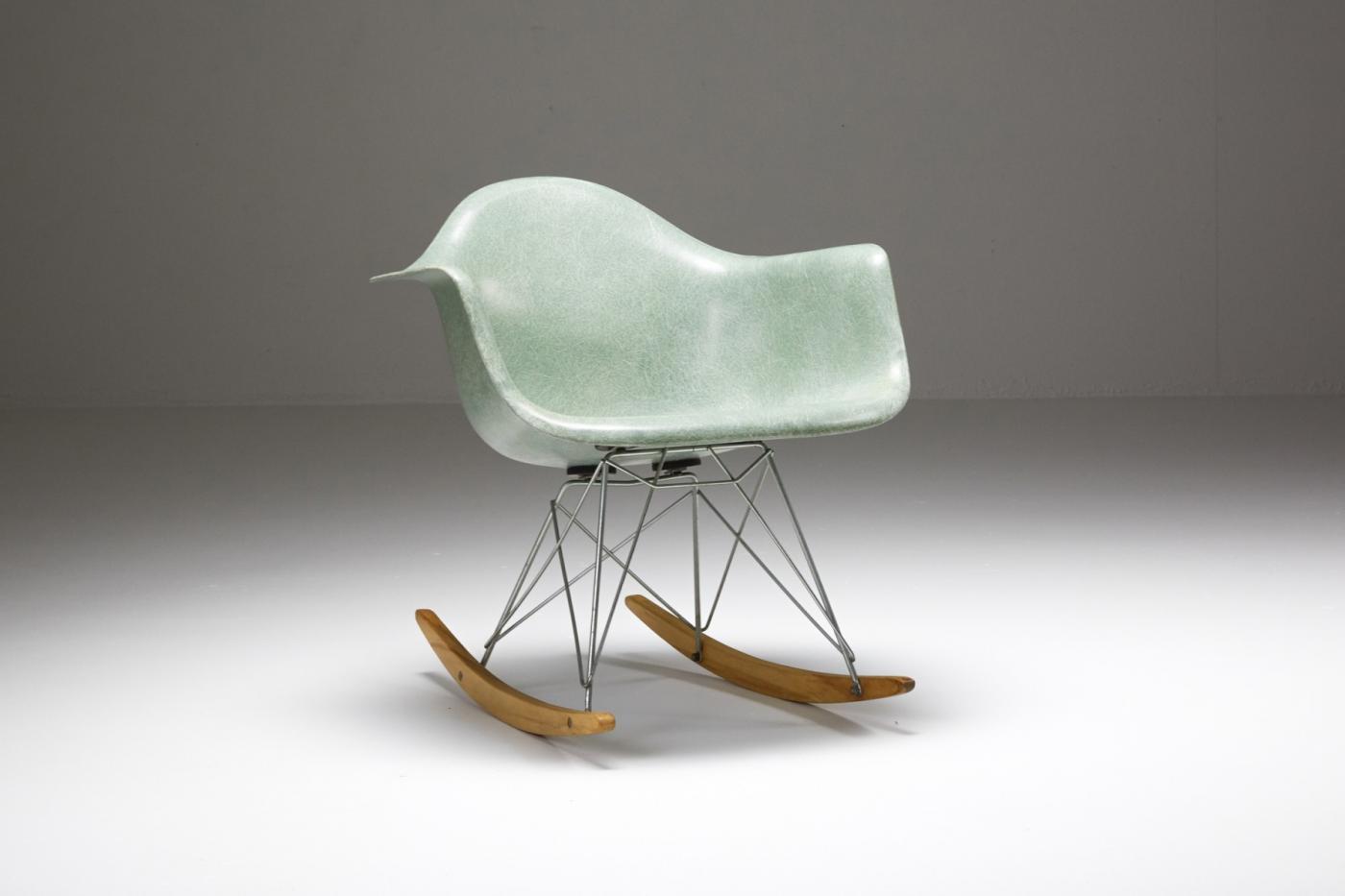 Charles & Ray Eames - Eames seafoam rocker - 1954