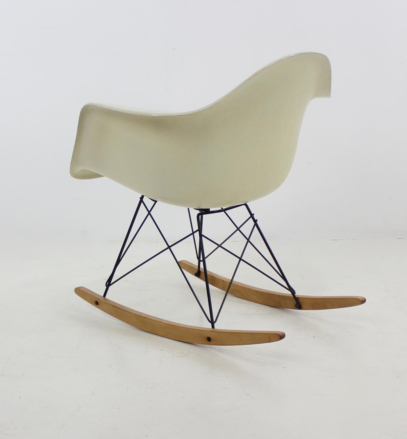 Charles & Ray Eames - RAR Molded Fiberglass Rocking Chair by Charles ...