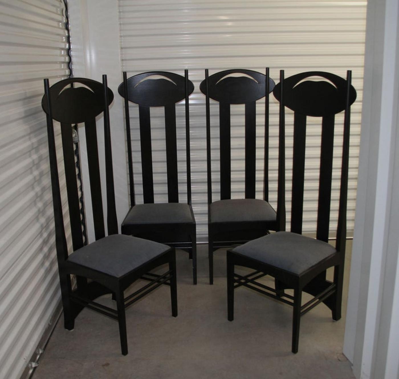 Charles Rennie Mackintosh - Set of 8 Argyle Chairs by Charles R ...