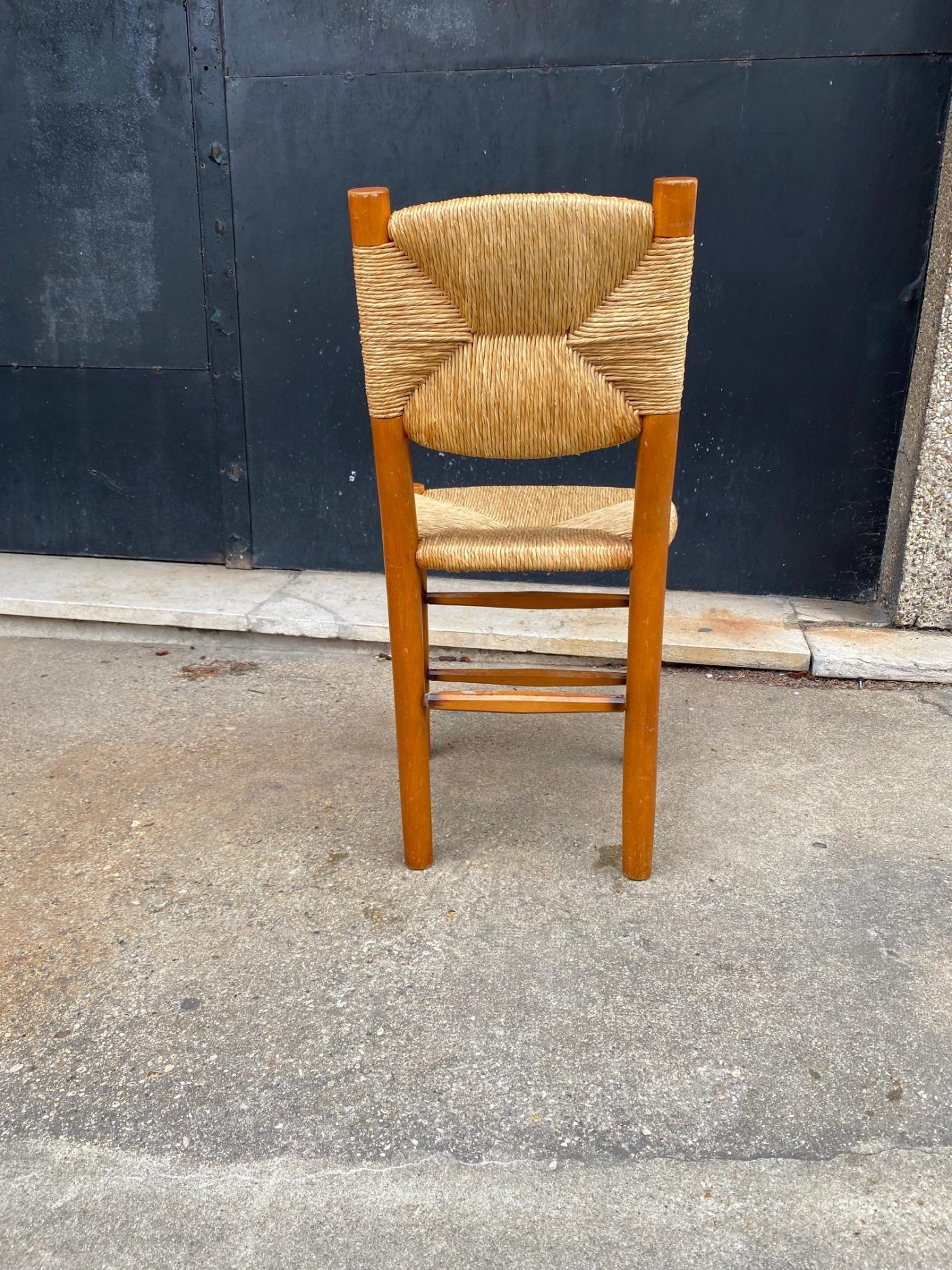 Charlotte Perriand - Six "Bauche" Chairs by Charlotte Perriand