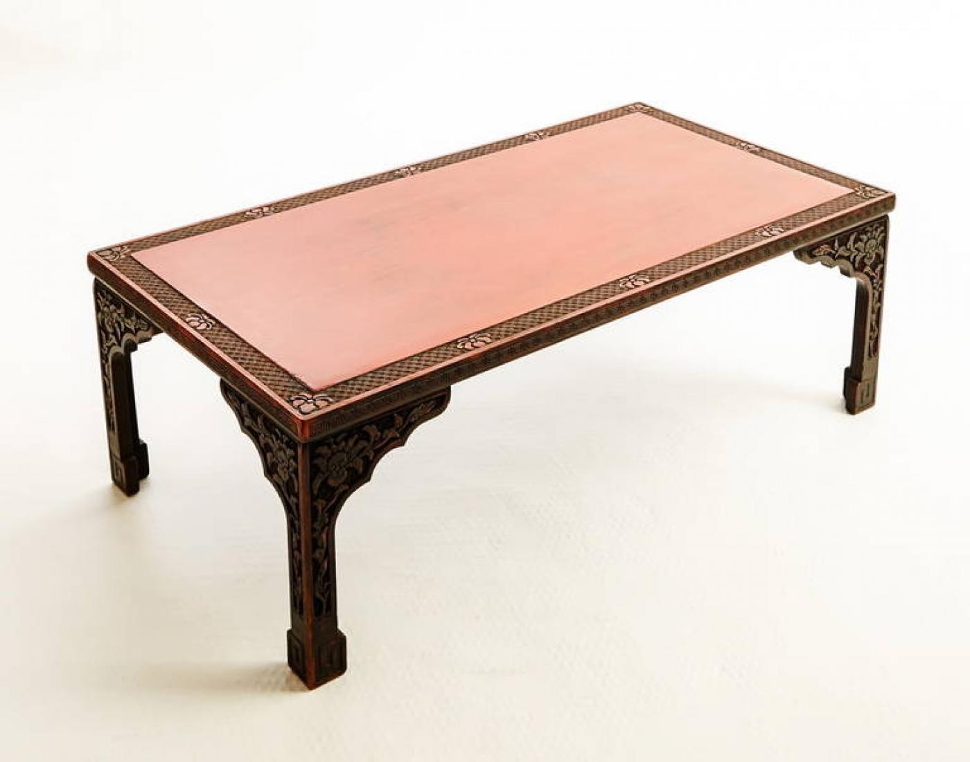 Chinese Art Deco Lacquered Low Table