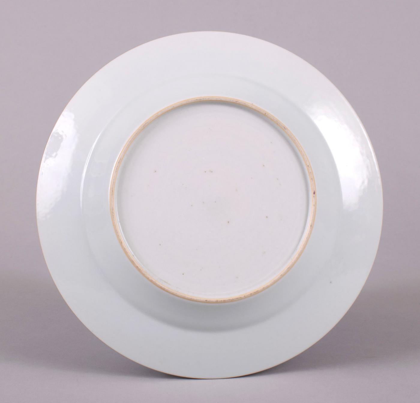 Chinese Export Plate with a Portrait of Martin Luther, c. 1745