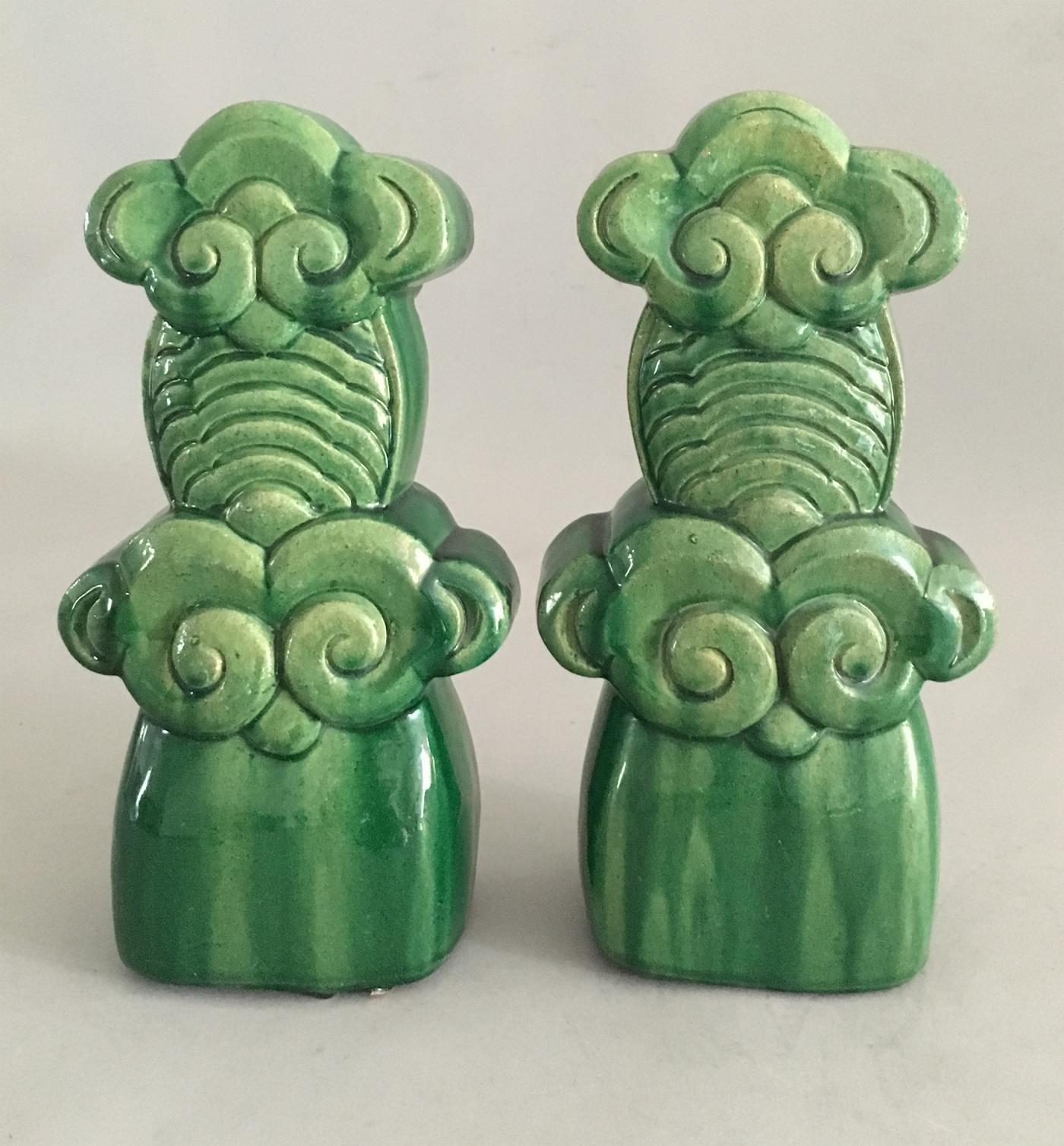 Shiwan Pottery - Chinese Shiwan Ware Pottery Roof Tiles, Circa 1880