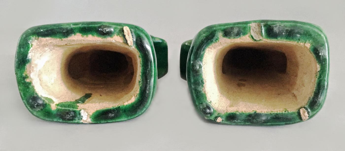 Shiwan Pottery - Chinese Shiwan Ware Pottery Roof Tiles, Circa 1880