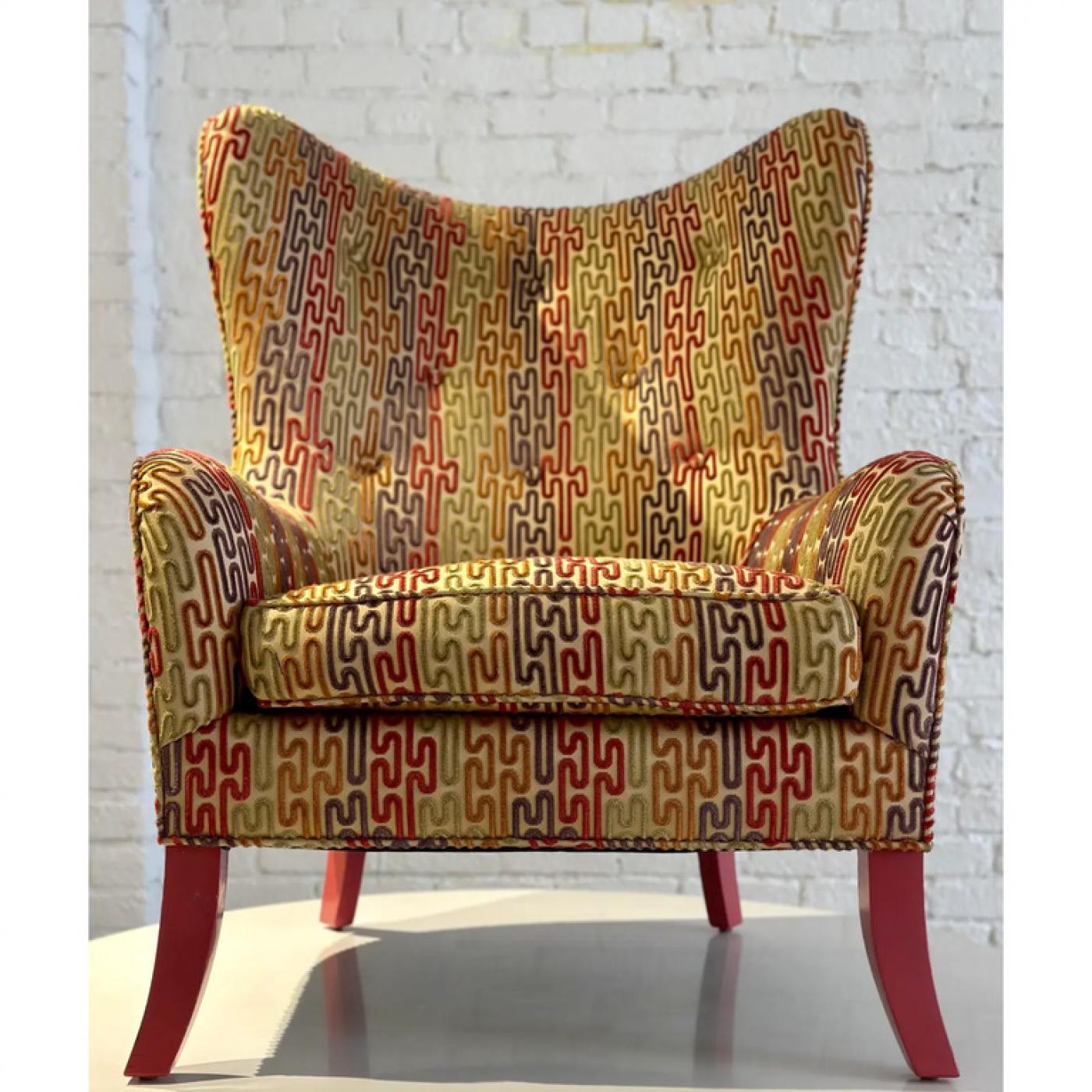 Christian Lacroix - Modern Christian Lacroix Designer Wingback Chair