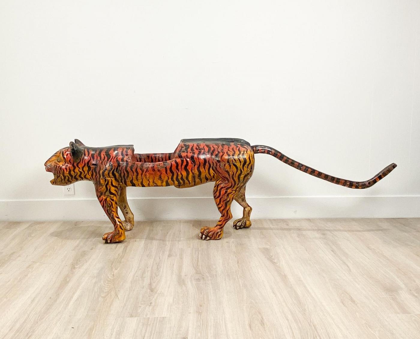 Circa 1900 Rare Mexican Tiger Dance / Costume