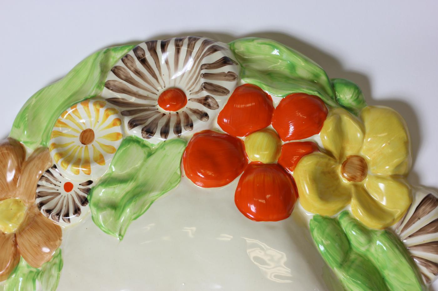 Clarice Cliff - Clarice Cliff bizarre Art Deco mask of Flora, England