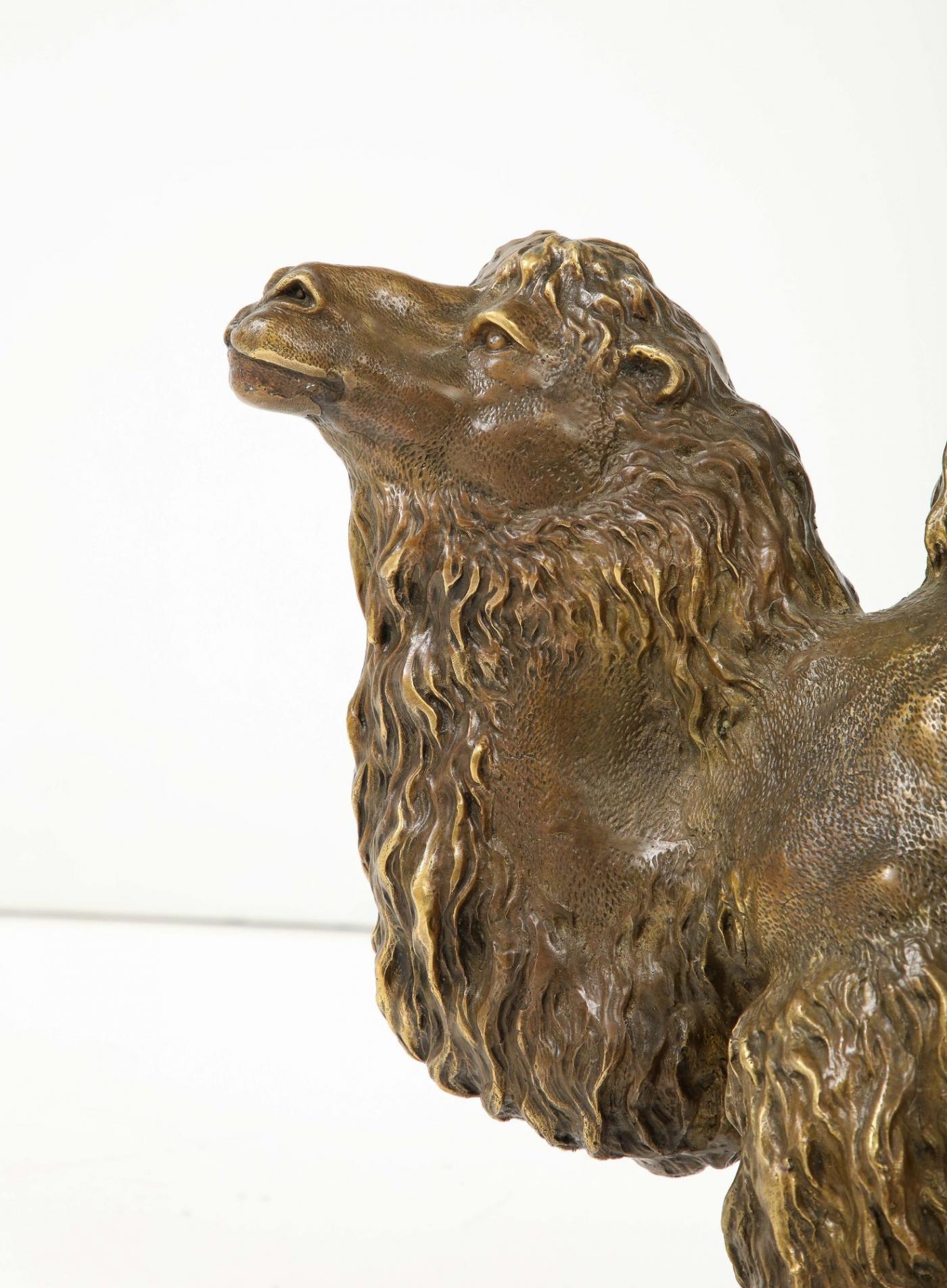 Cold Cast Bronze Camel, French, 20th Century