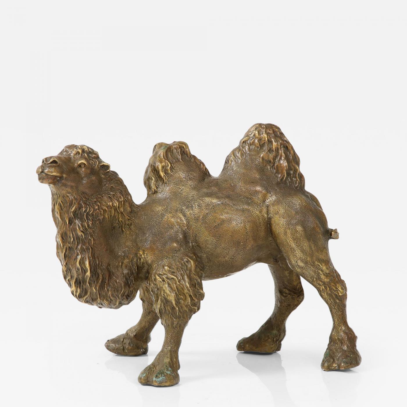 Cold Cast Bronze Camel, French, 20th Century