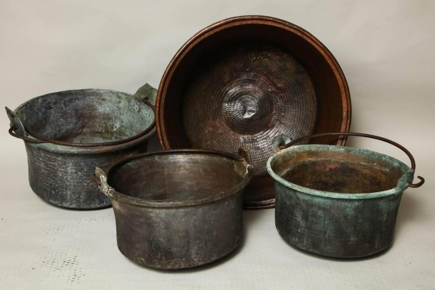 Collection of Copper Containers