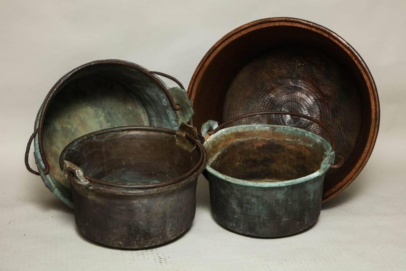 Collection of Copper Containers