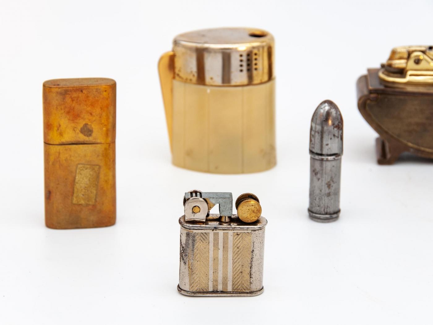 Collection of Nine Vintage Lighters