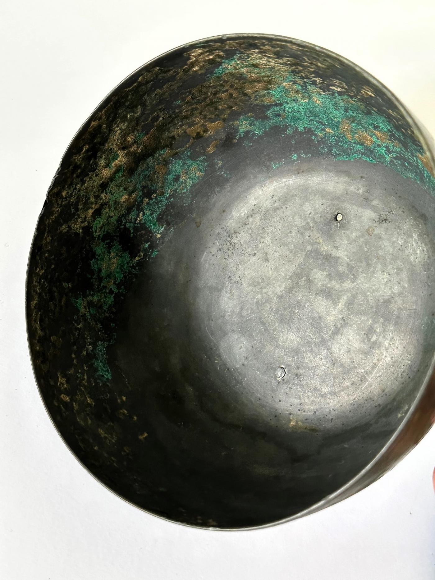 Collection of Three Korean Antique Bronze Bowls