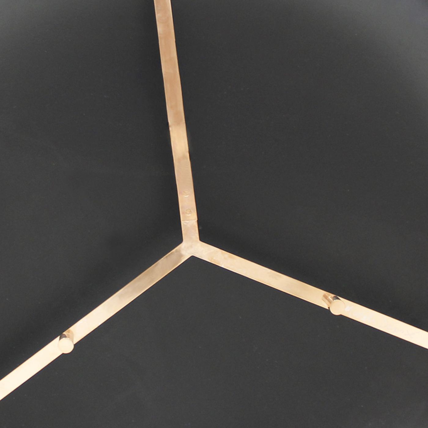 Contemporary Sculptural blue Glass French Concave Mirror