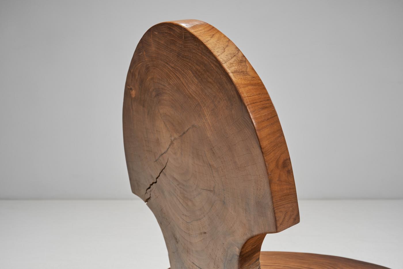 Contemporary Solid Wood Low Chairs, Asia 21st century