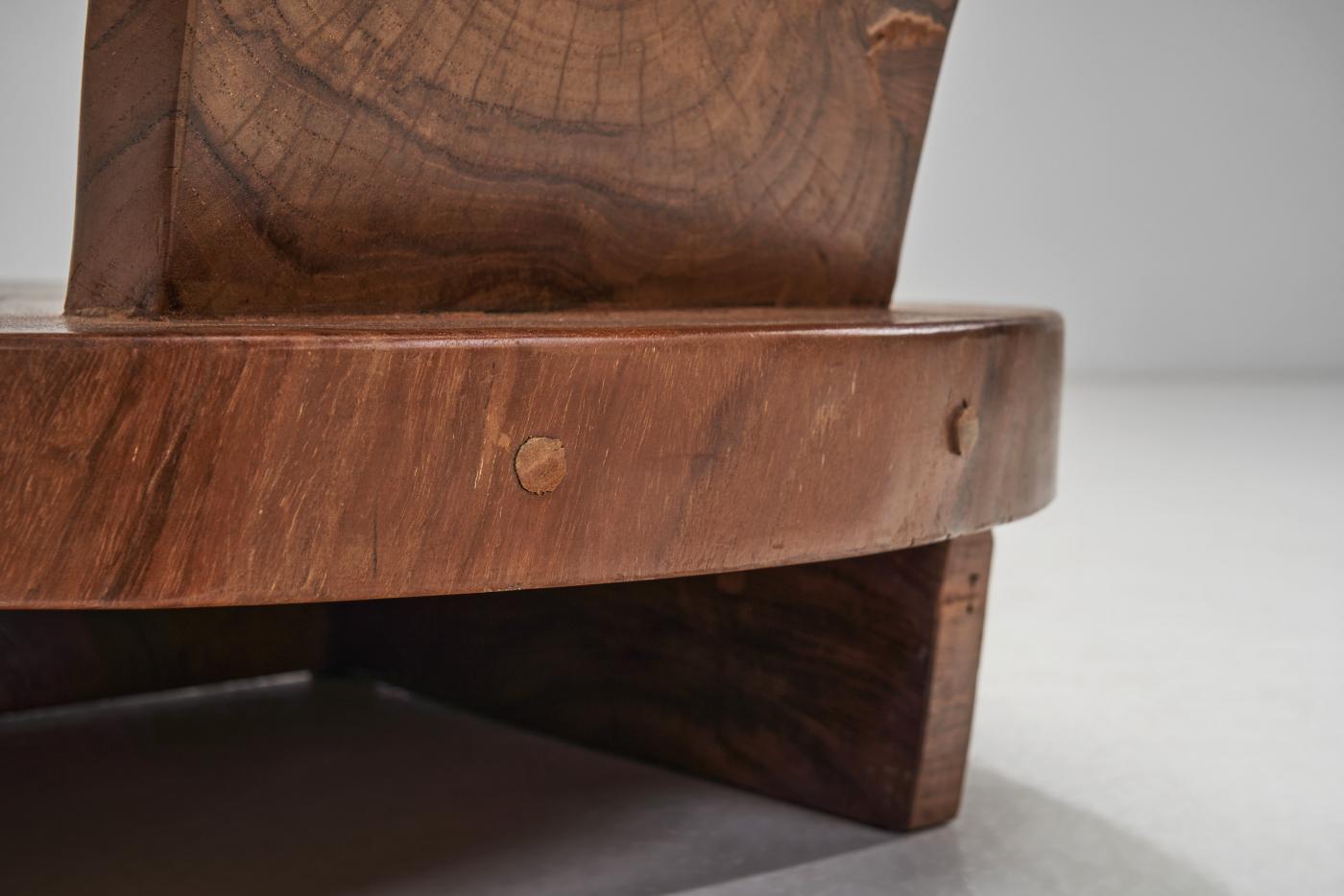 Contemporary Solid Wood Low Chairs, Asia 21st century