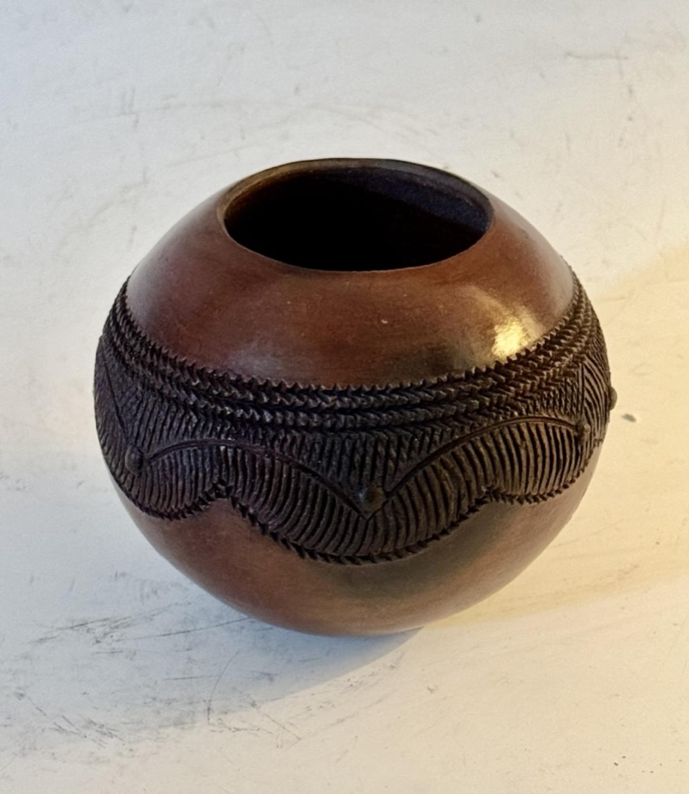 Contemporary Zulu Beer Cup by Jabu Nala