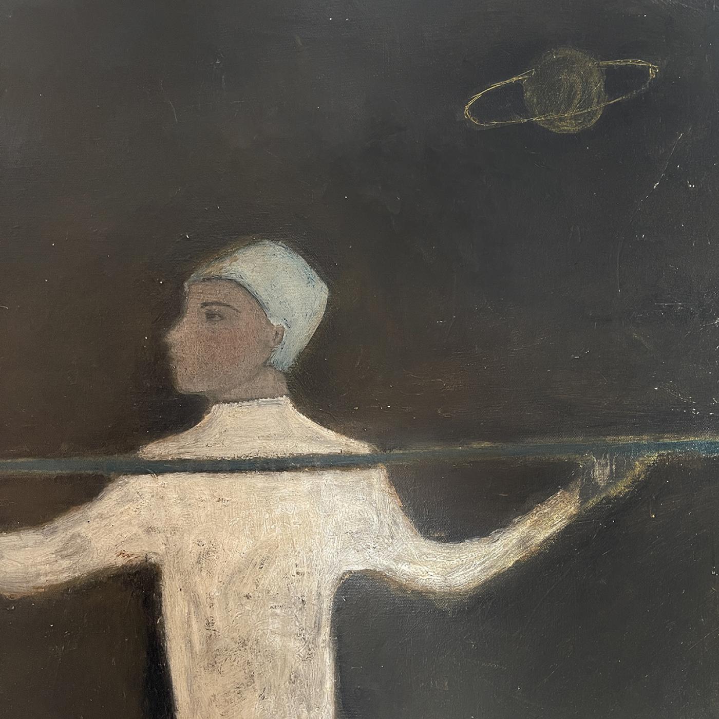 Corinne Tichadou - L'ACROBATE (The Acrobat) Oil painting by Corinne ...