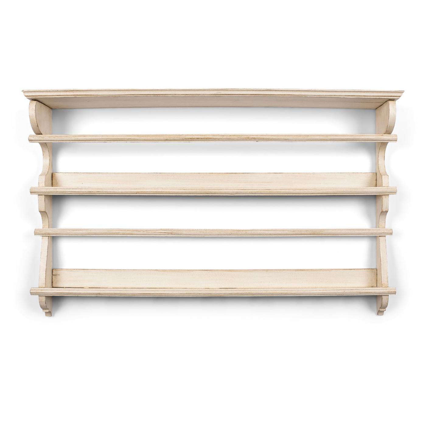 Cream Painted French Plate Rack