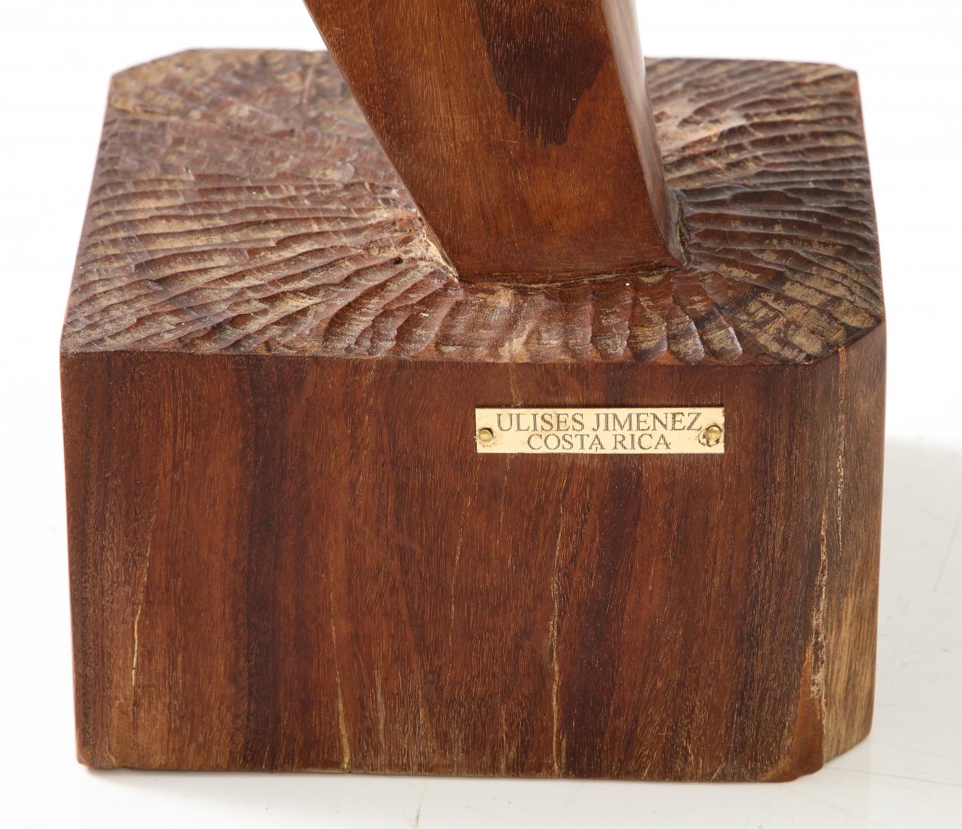 Cubist Wooden Sculpture by Ulises Jimenez Obregon