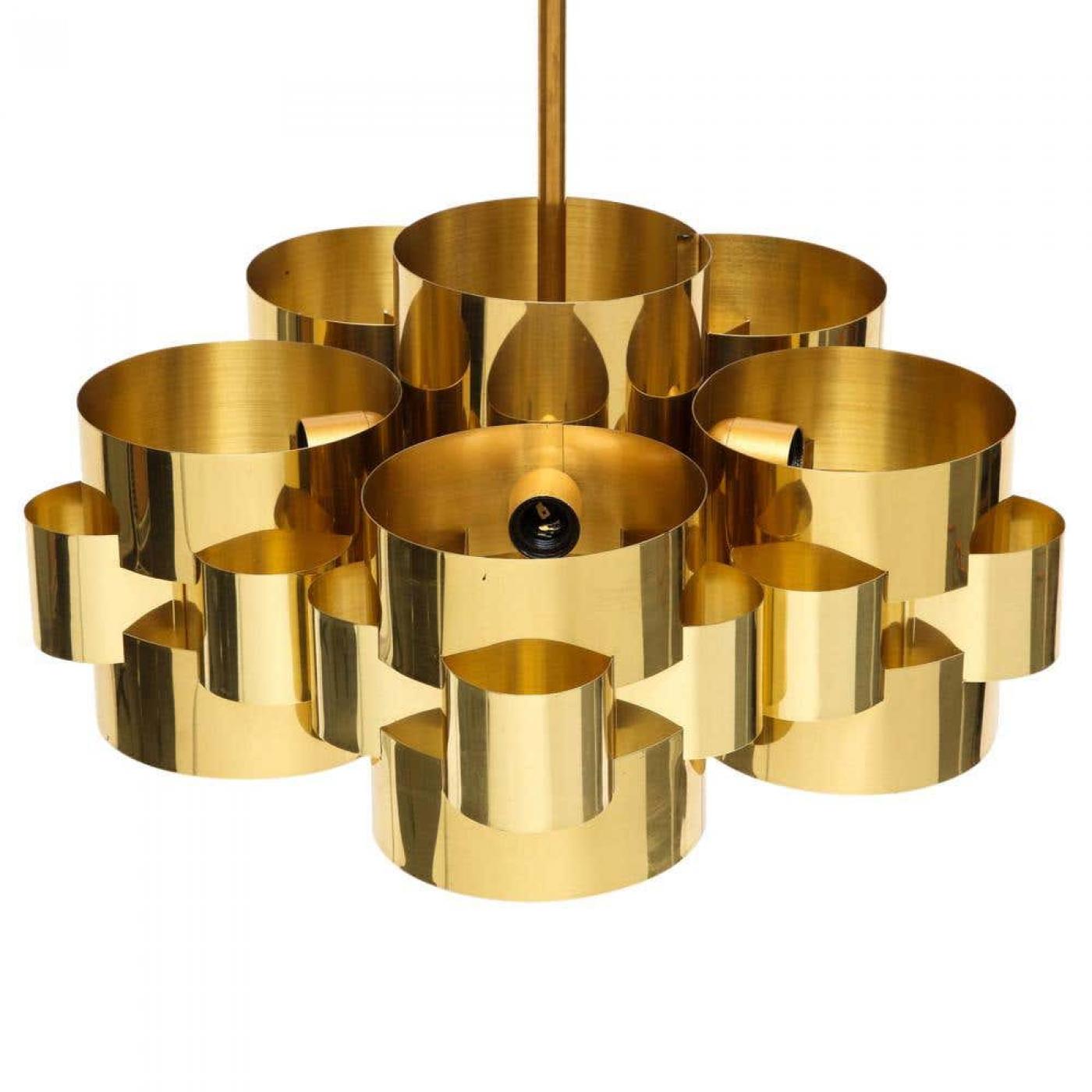 Curtis Jeré - C. Jere Brass Cloud Chandelier