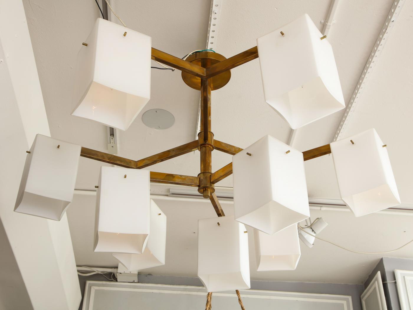 Custom Sculptural Jules Lighting Fixture