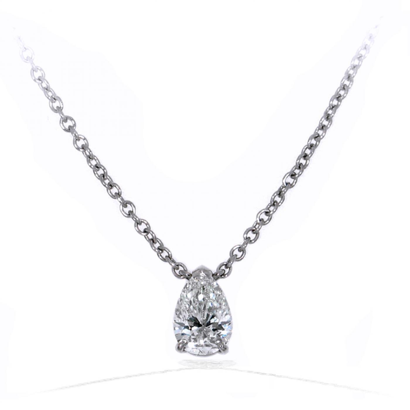 DIAMOND TEAR DROP PENDANT