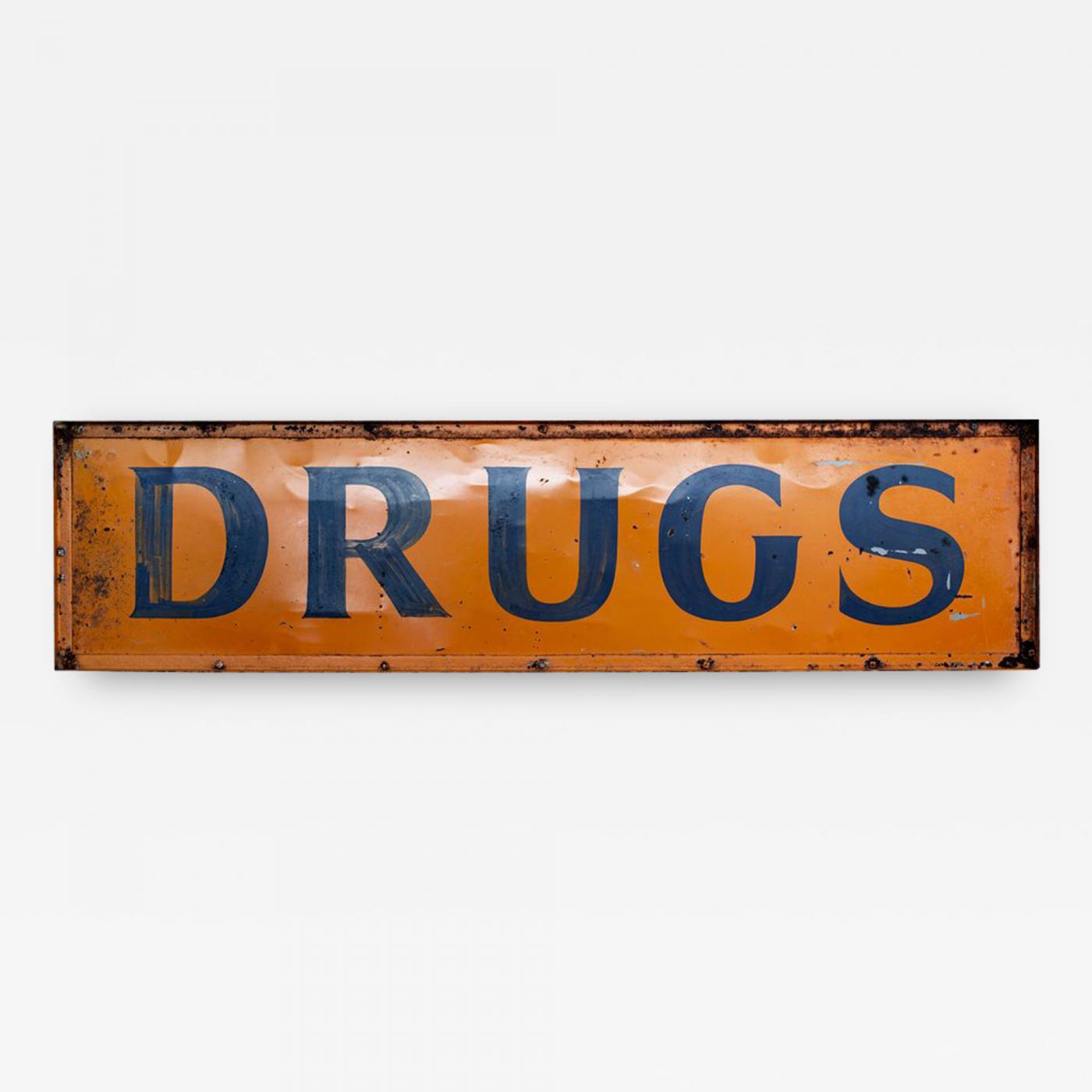 "DRUGS" SIGN