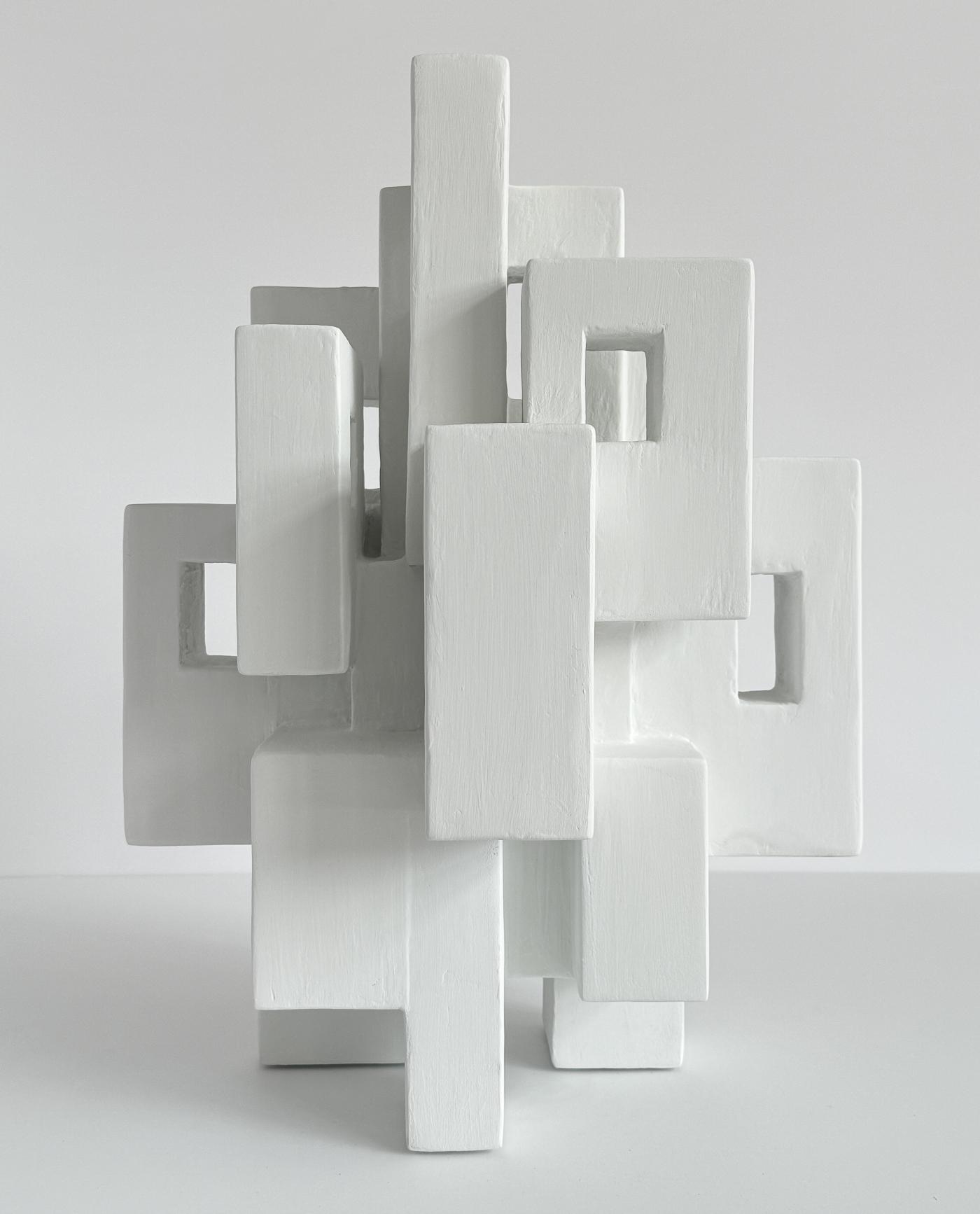 Dan Schneiger - "Kenzo" Geometric Abstract Sculpture by Dan Schneiger